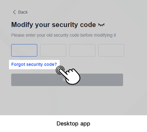 FAQs｜Set up or modify your security code
